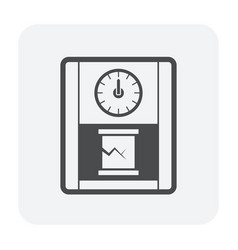 Concrete testing icon Royalty Free Vector Image