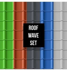 Metal roof seamless pattern Royalty Free Vector Image