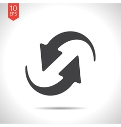 Abstract contemporary aesthetic round icon Vector Image