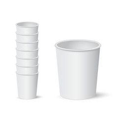 Chalk drawn coffee paper cup Royalty Free Vector Image