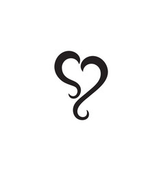 Heart icon Royalty Free Vector Image - VectorStock