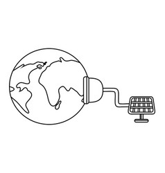 Isolated planet design Royalty Free Vector Image