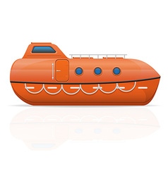 Lifeboat Royalty Free Vector Image - VectorStock