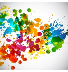 Watercolor background watercolor splash on white Vector Image