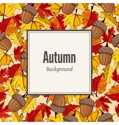 Autumn stylized alphabet letter n Royalty Free Vector Image