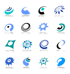 Design elements set Royalty Free Vector Image - VectorStock