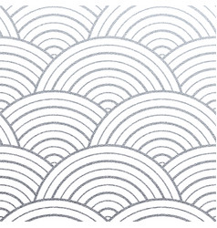 Seamless geometric rounded lines pattern Vector Image