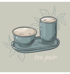 Jasmine tea Royalty Free Vector Image - VectorStock