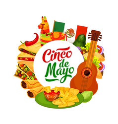 Cinco de mayo mexican holiday posters Royalty Free Vector