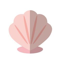 Cartoon seashell icon Royalty Free Vector Image