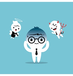 Opposite adjectives good and bad Royalty Free Vector Image