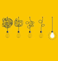 Creative simplifying Royalty Free Vector Image