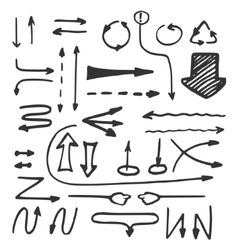 Hand drawn infinity icons set Royalty Free Vector Image