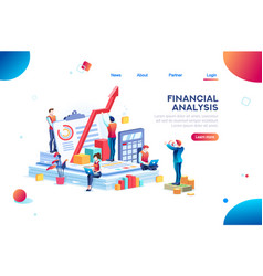 Chart financial risk graph Royalty Free Vector Image