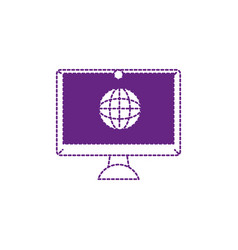 Dotted shape electronic computer screen technology