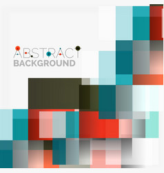 Abstract blocks template design background simple Vector Image