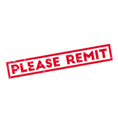Please remit rubber stamp Royalty Free Vector Image