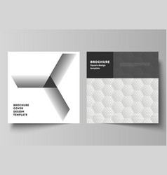 Minimal layout two square Royalty Free Vector Image