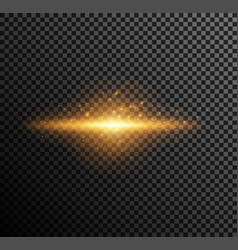 Golden lights set Royalty Free Vector Image - VectorStock