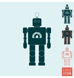 Square robot Royalty Free Vector Image - VectorStock