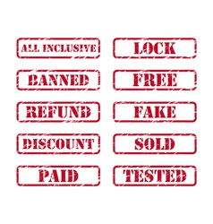 Do not use rubber stamp Royalty Free Vector Image