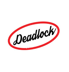 Deadlock rubber stamp Royalty Free Vector Image