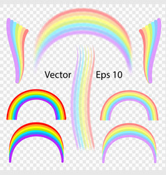 A selection of rainbow Royalty Free Vector Image