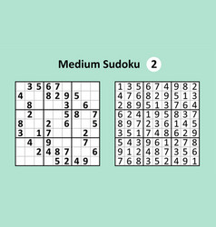 Sudoku kids game cut and paste the pictures cute Vector Image