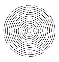 Sound wave spiral form Royalty Free Vector Image