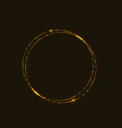 Golden ornate frame Royalty Free Vector Image - VectorStock