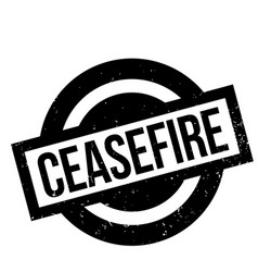 Ceasefire rubber stamp Royalty Free Vector Image