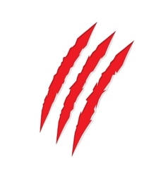 Claw scratch engraving tattoo Royalty Free Vector Image