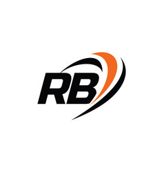 Rb monogram logo Royalty Free Vector Image - VectorStock
