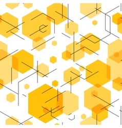 Seamless geometric abstract pattern background Vector Image