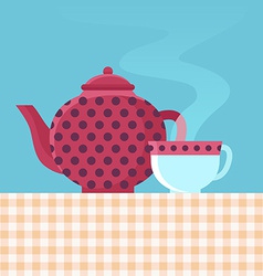 Tea party pyramid Royalty Free Vector Image - VectorStock