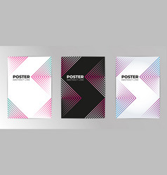 Modern cover design background set a4 format Vector Image