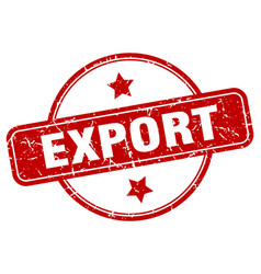 Export stamp sign seal Royalty Free Vector Image