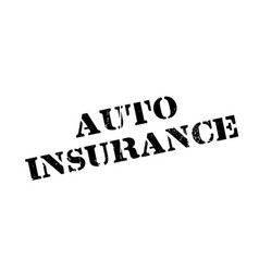 Auto insurance rubber stamp Royalty Free Vector Image