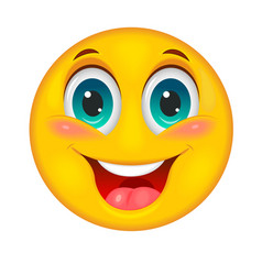 Smiling smiley 1 Royalty Free Vector Image - VectorStock