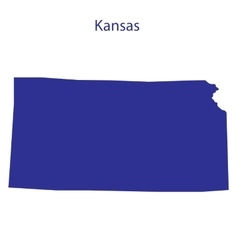 United States Kansas Royalty Free Vector Image