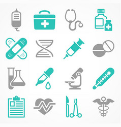 Medical background in grey Royalty Free Vector Image