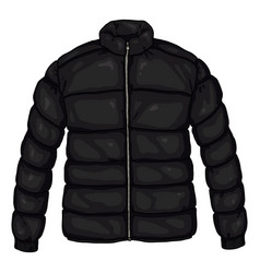 Sketch down jacket Royalty Free Vector Image - VectorStock
