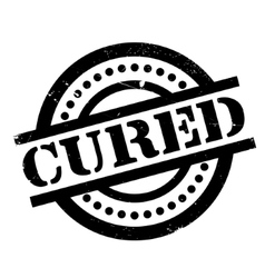 Cured rubber stamp Royalty Free Vector Image - VectorStock