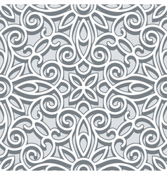 Grey lace pattern Royalty Free Vector Image - VectorStock
