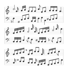 Music notes Royalty Free Vector Image - VectorStock