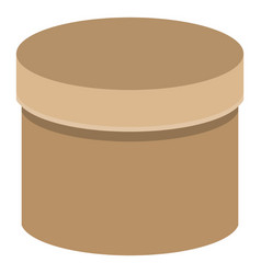 Blank round box template for your package design Vector Image