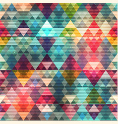 Colored geometric seamless pattern Royalty Free Vector Image