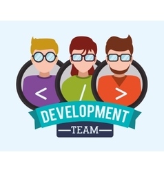 Web developer design Royalty Free Vector Image