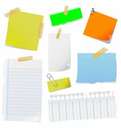 Cartoon note pad Royalty Free Vector Image - VectorStock