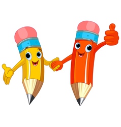 Pencils card Royalty Free Vector Image - VectorStock